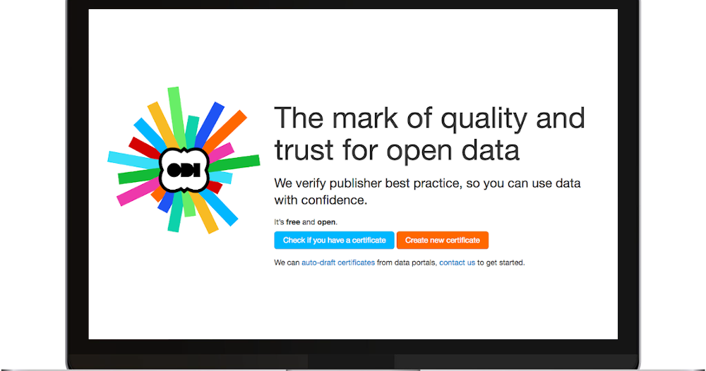 Open Data Certificates | The ODI